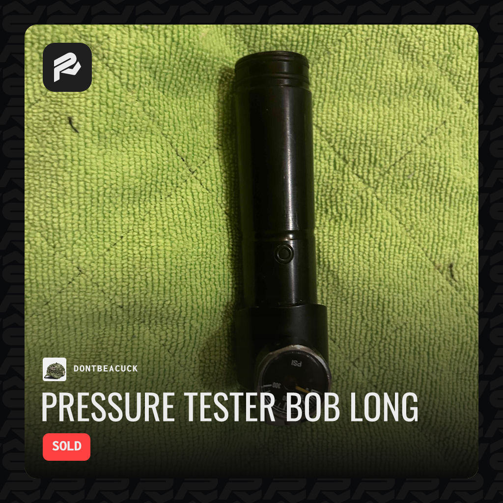 Pressure tester Bob Long