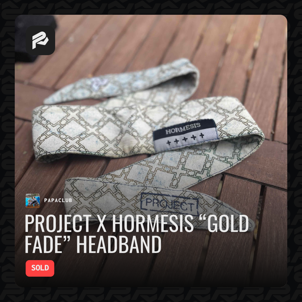 Project x Hormesis “Gold Fade” headband