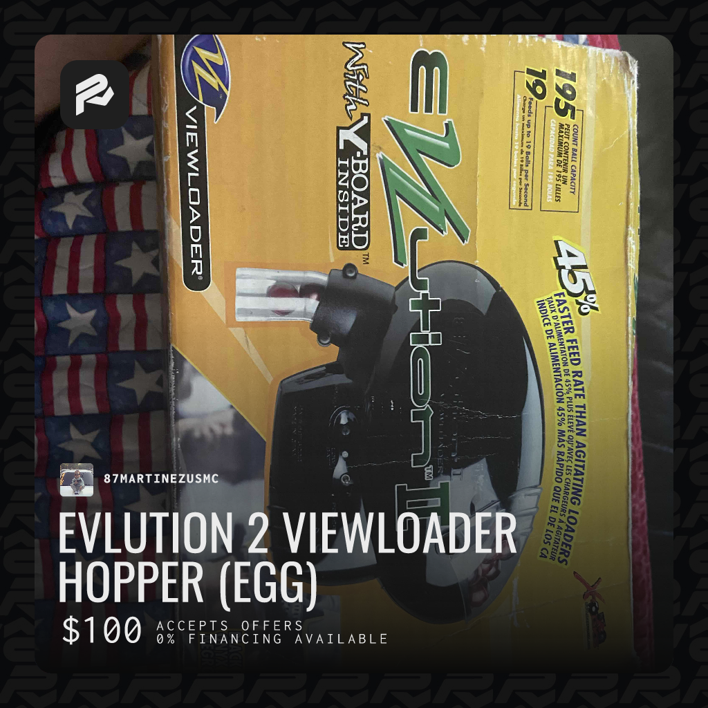 Evlution 2 viewloader hopper (egg)