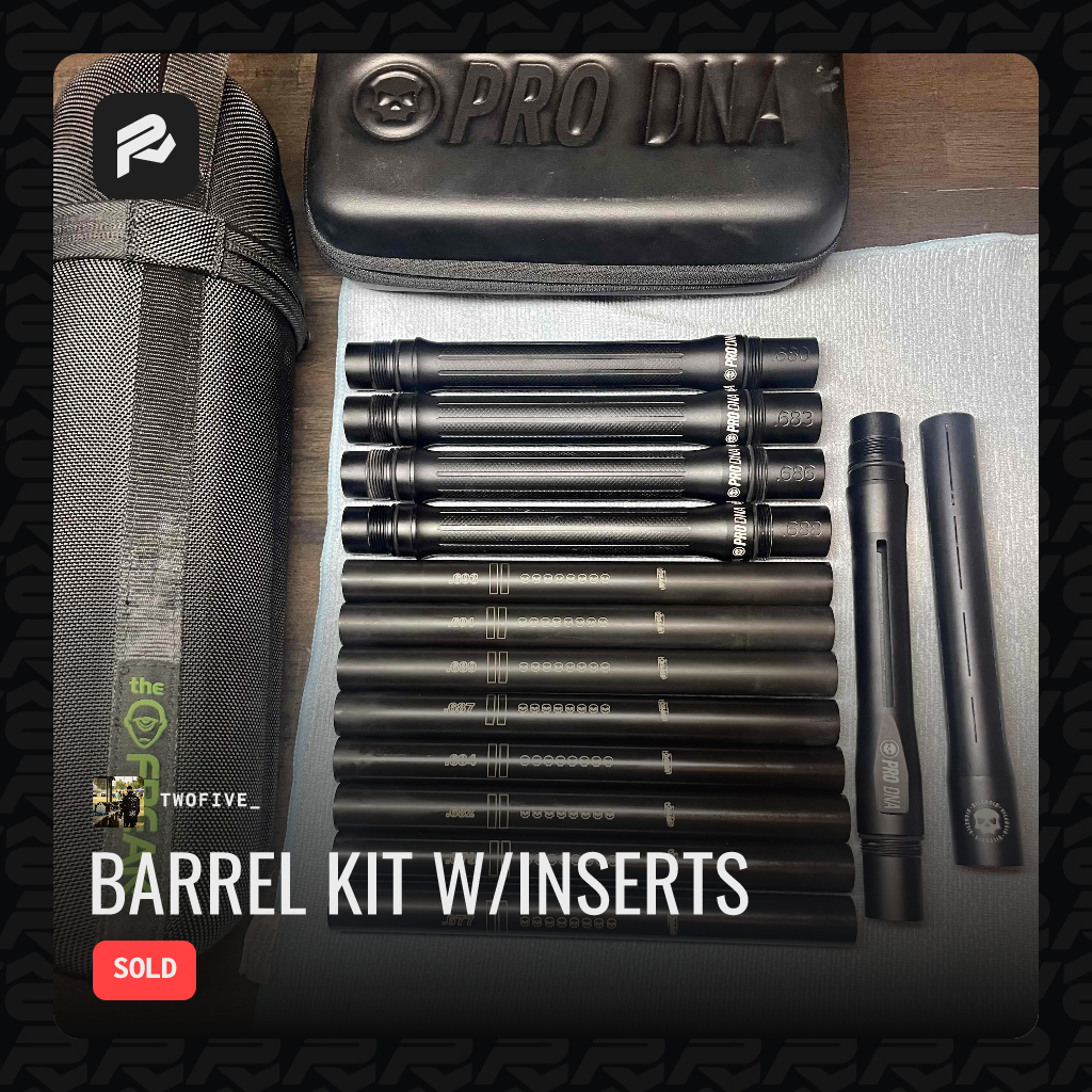 Barrel kit w/inserts