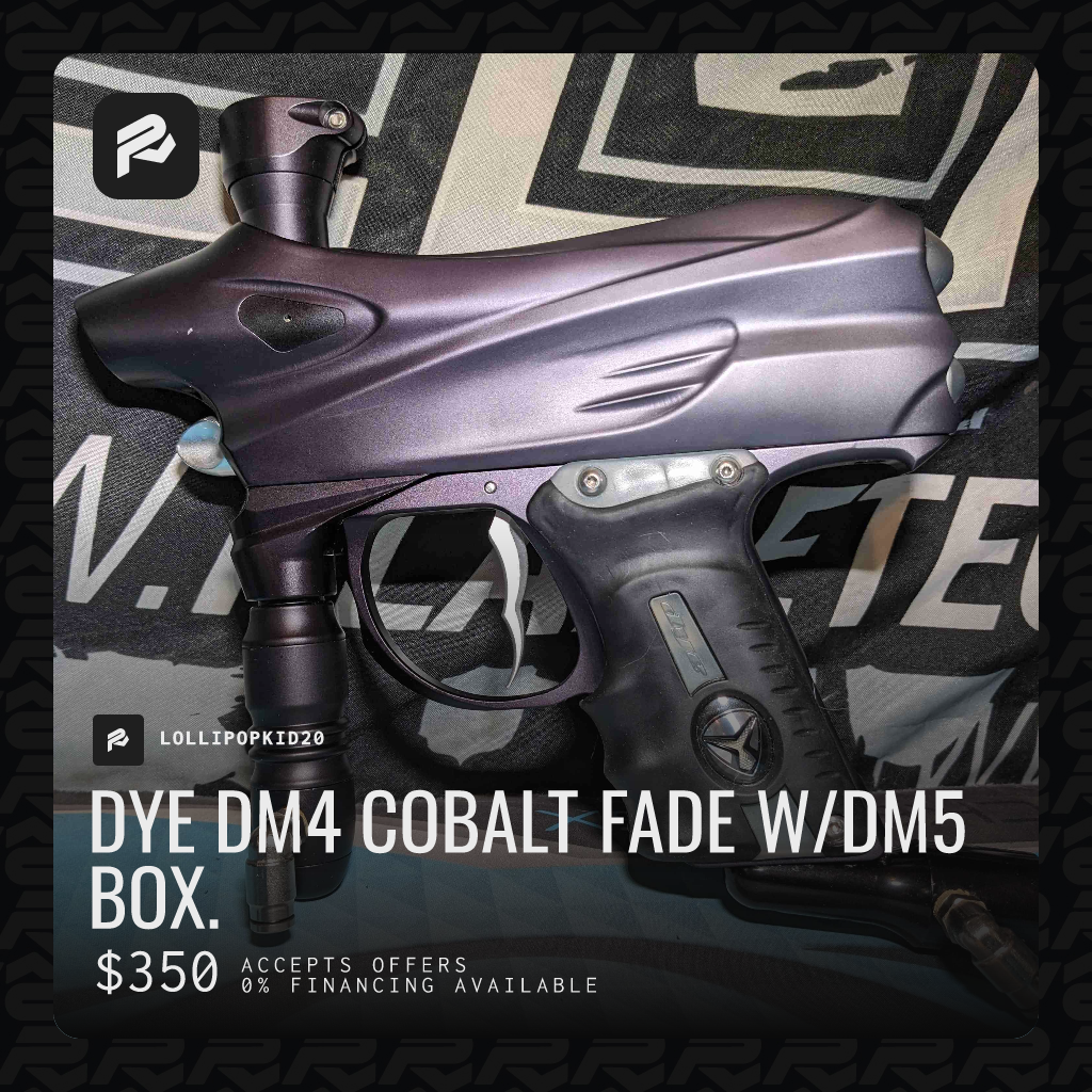 Dye DM4 Cobalt Fade W/Dm5 Box.