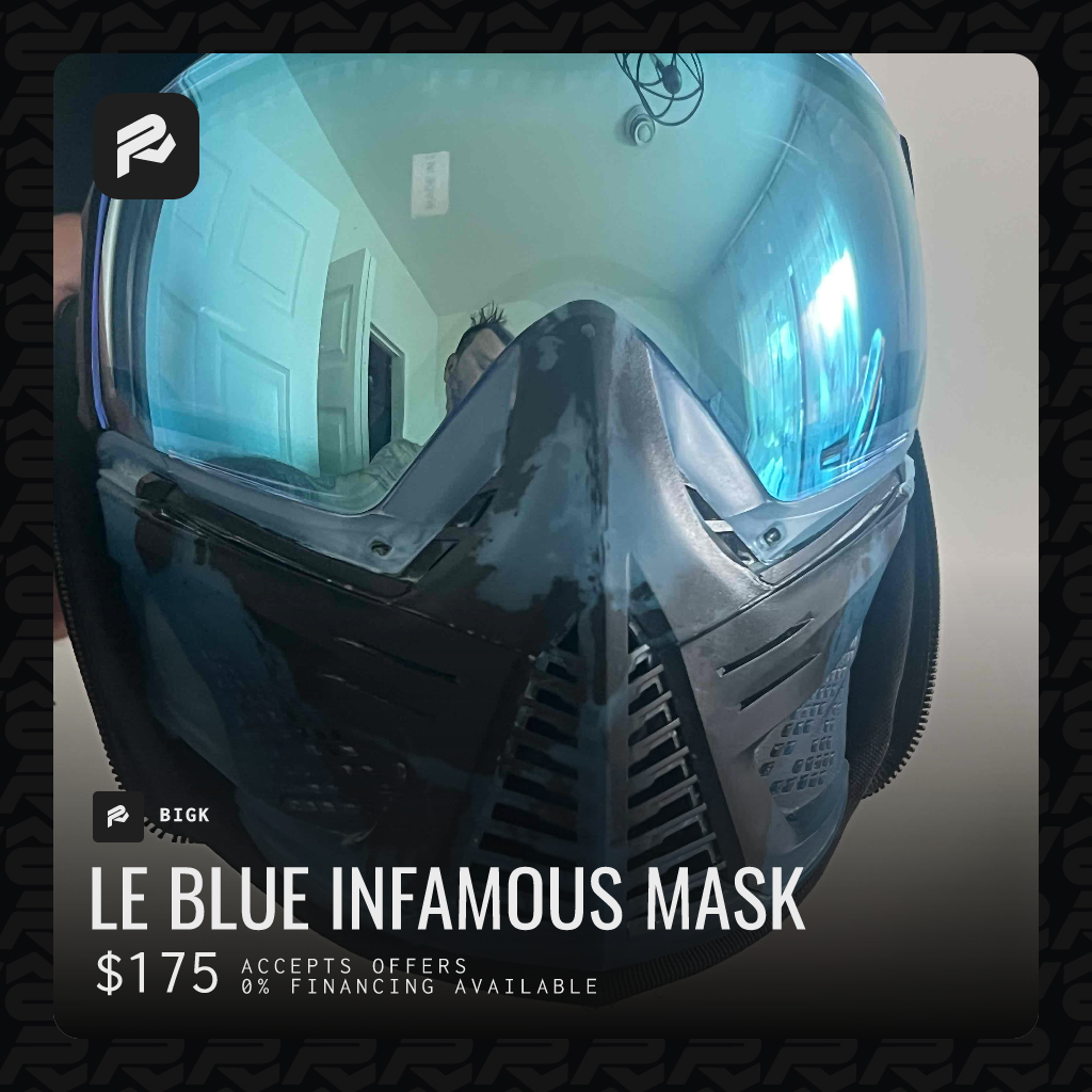 LE blue infamous mask