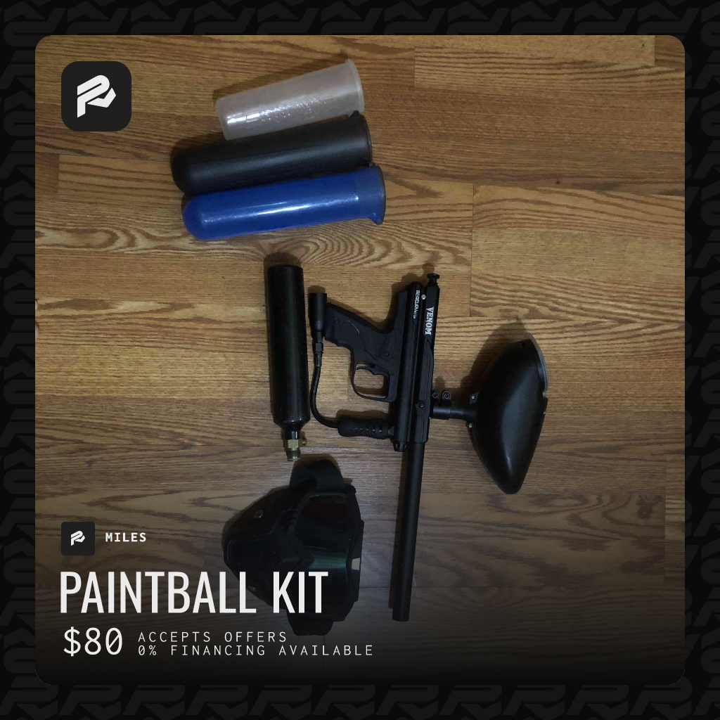 Paintball kit
