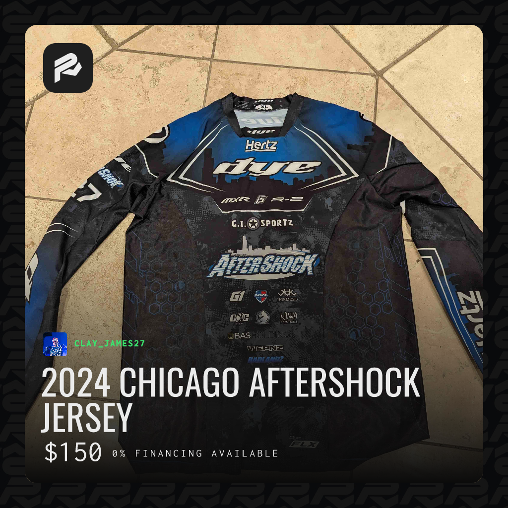 2024 Chicago Aftershock Jersey