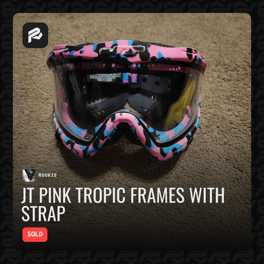 Jt pink tropic frames with strap