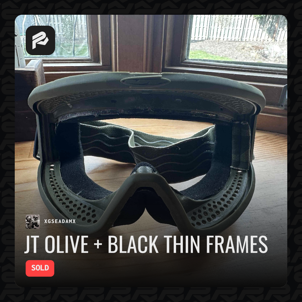 JT Olive + Black Thin Frames