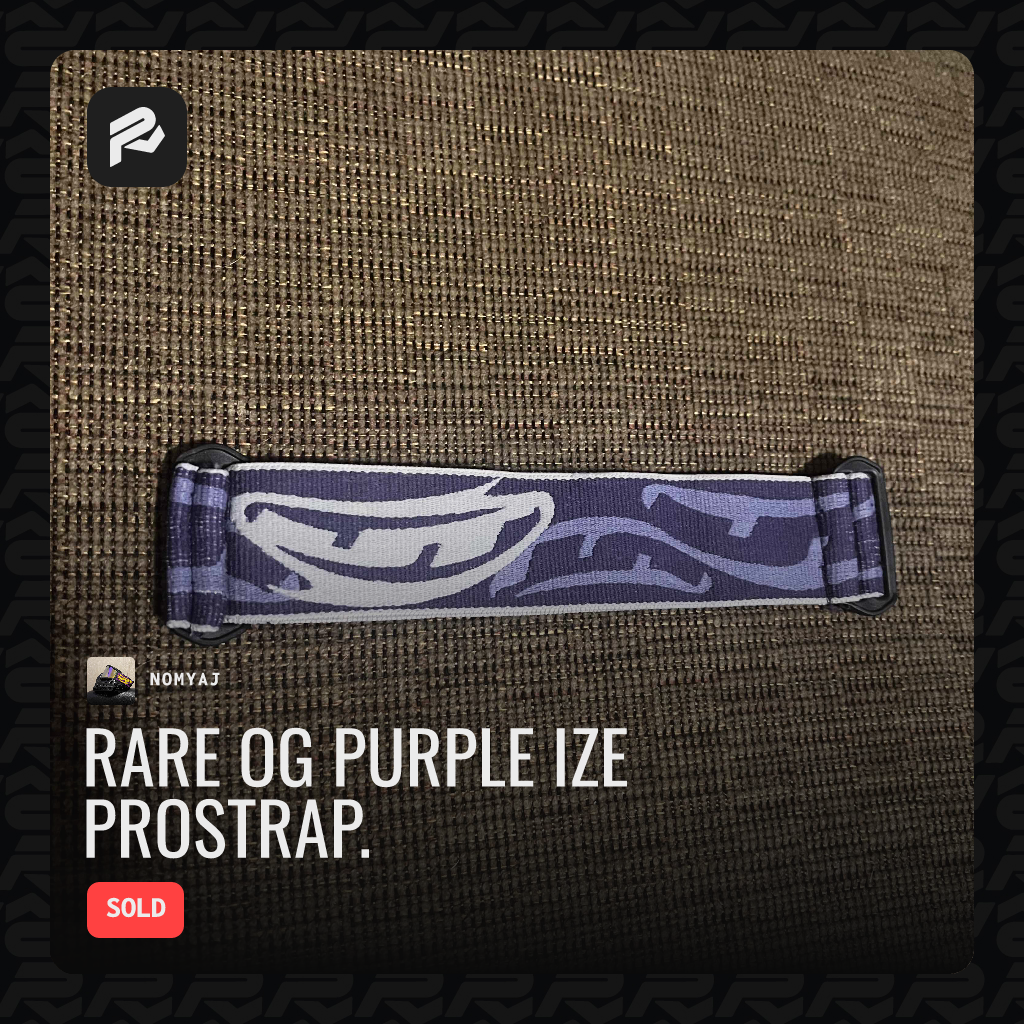 RARE OG Purple Ize prostrap.