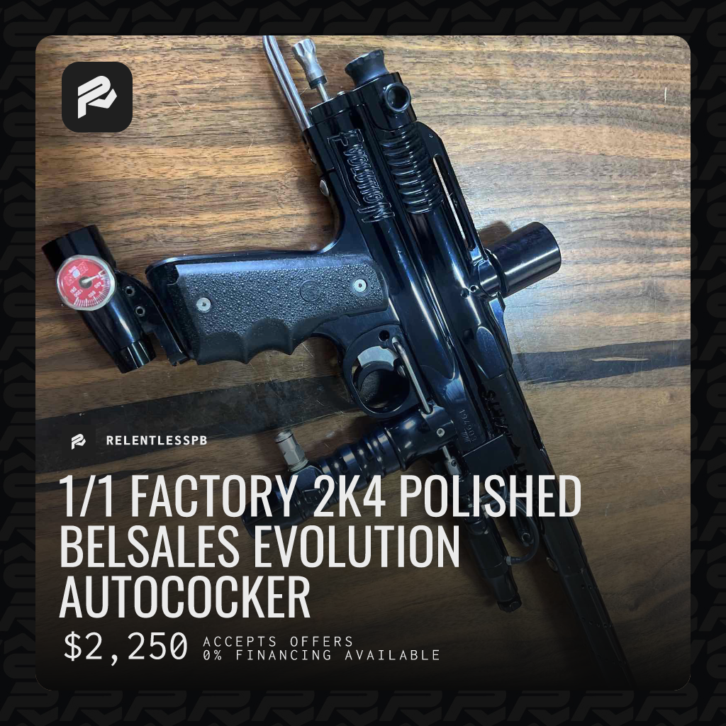 1/1 factory 2k4 polished belsales evolution autococker
