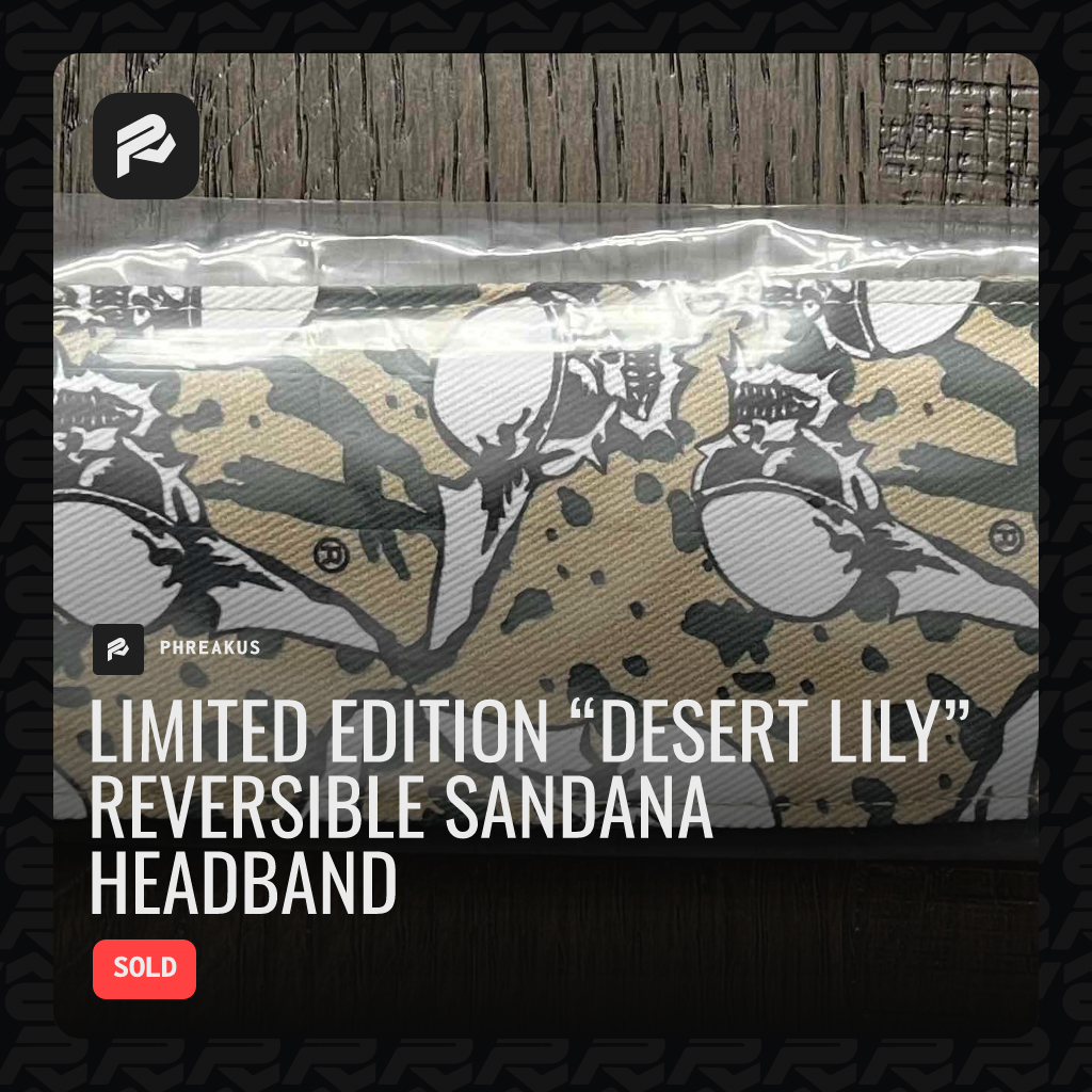 Limited Edition “Desert Lily” reversible Sandana Headband