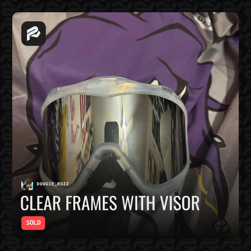 CLEAR FRAMES WITH VISOR