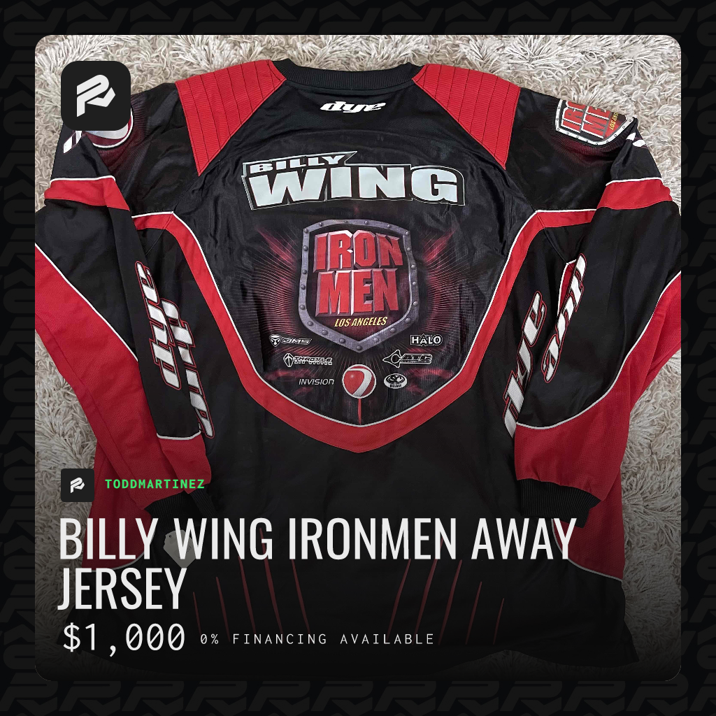 Billy Wing Ironmen Away Jersey