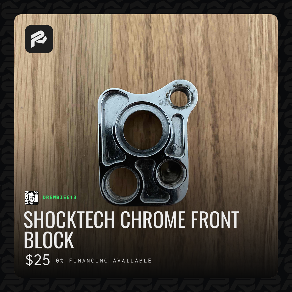 Shocktech Chrome Front Block