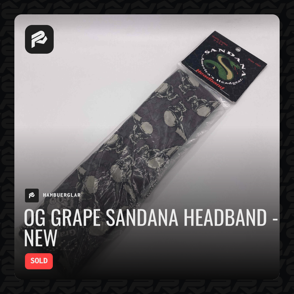 OG Grape Sandana Headband - New