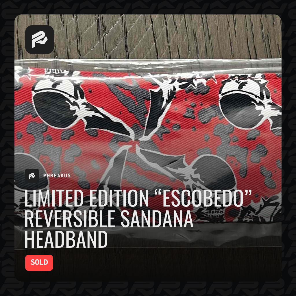 Limited Edition “Escobedo” Reversible Sandana Headband
