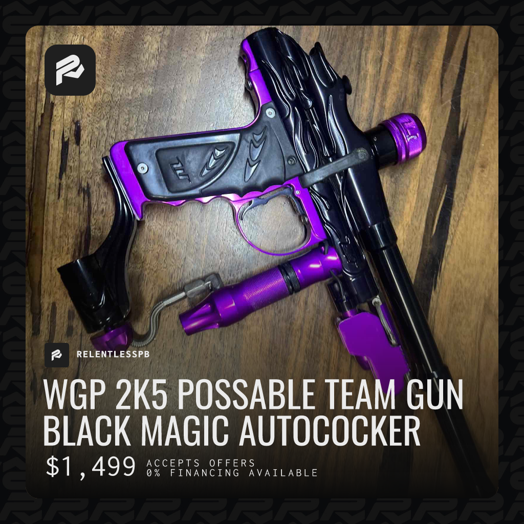 Wgp 2k5 possable team gun black magic autococker