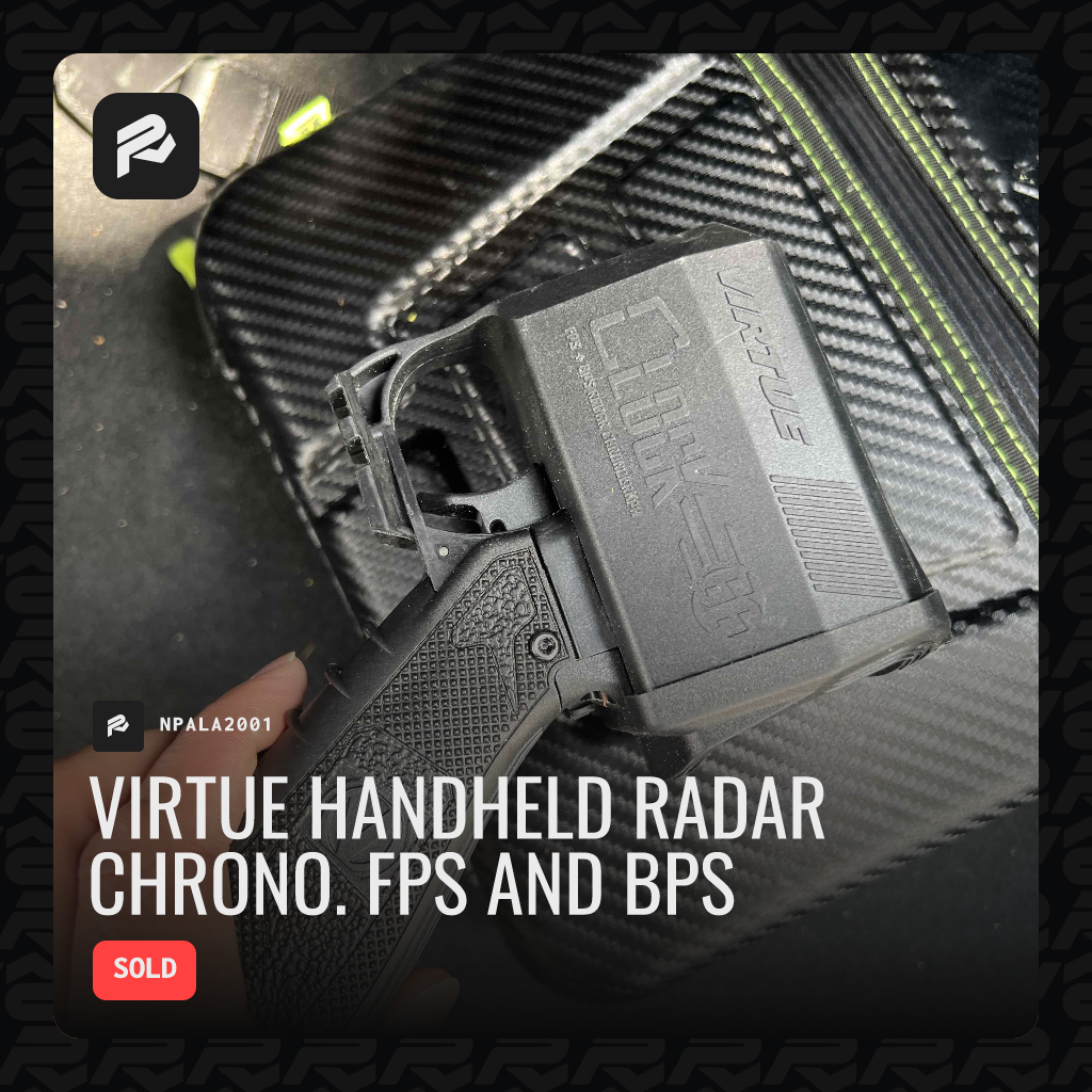 Virtue Handheld Radar Chrono. FPS and BPS