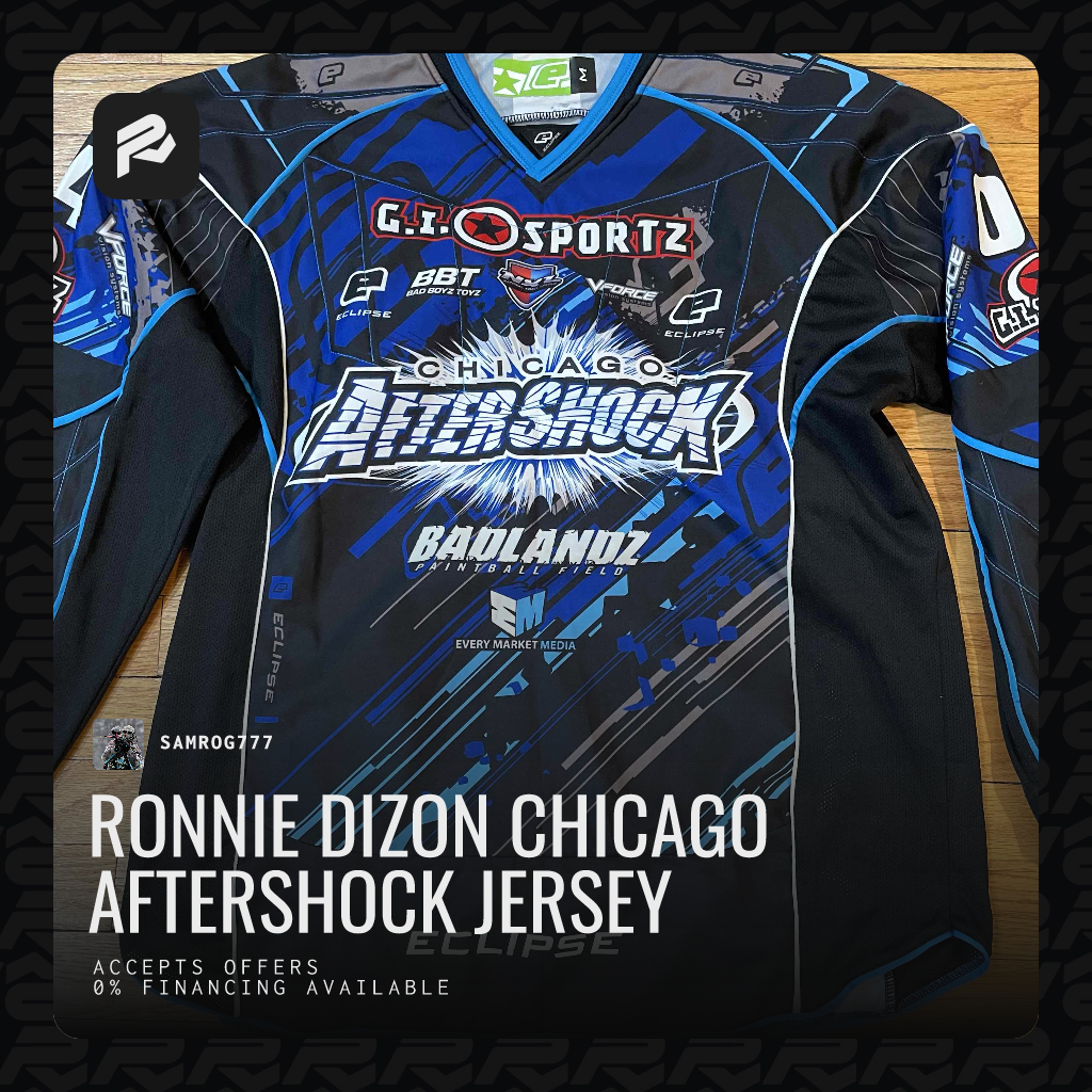 Ronnie Dizon Chicago Aftershock jersey