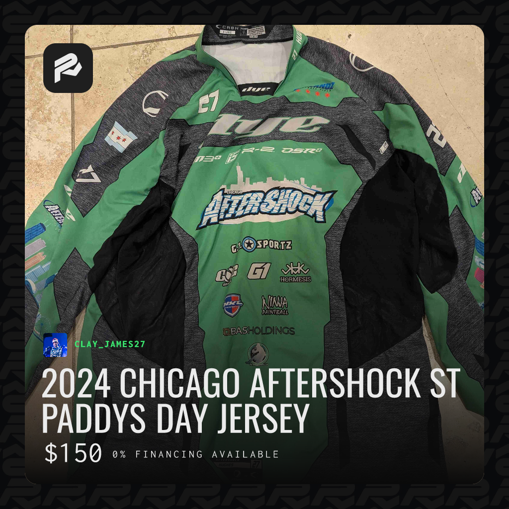 2024 Chicago Aftershock St Paddys Day Jersey