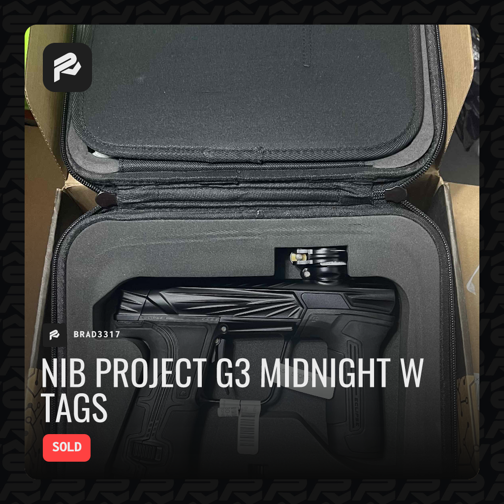 NIB Project G3 Midnight w Tags